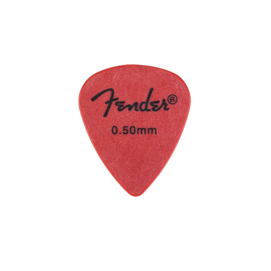 Fender Rock-On Touring Guitar Picks - 12 Pack, 351 Shape - Red, Thin ...