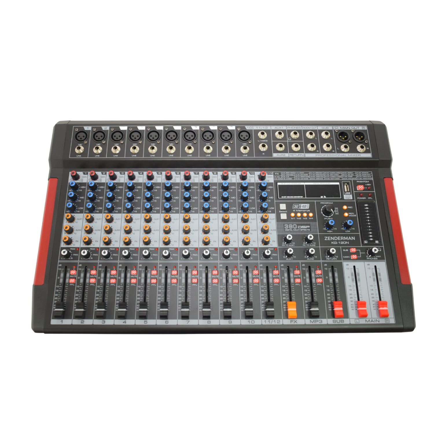 Zenderman KG-120N 12-channel Mixer w/USB