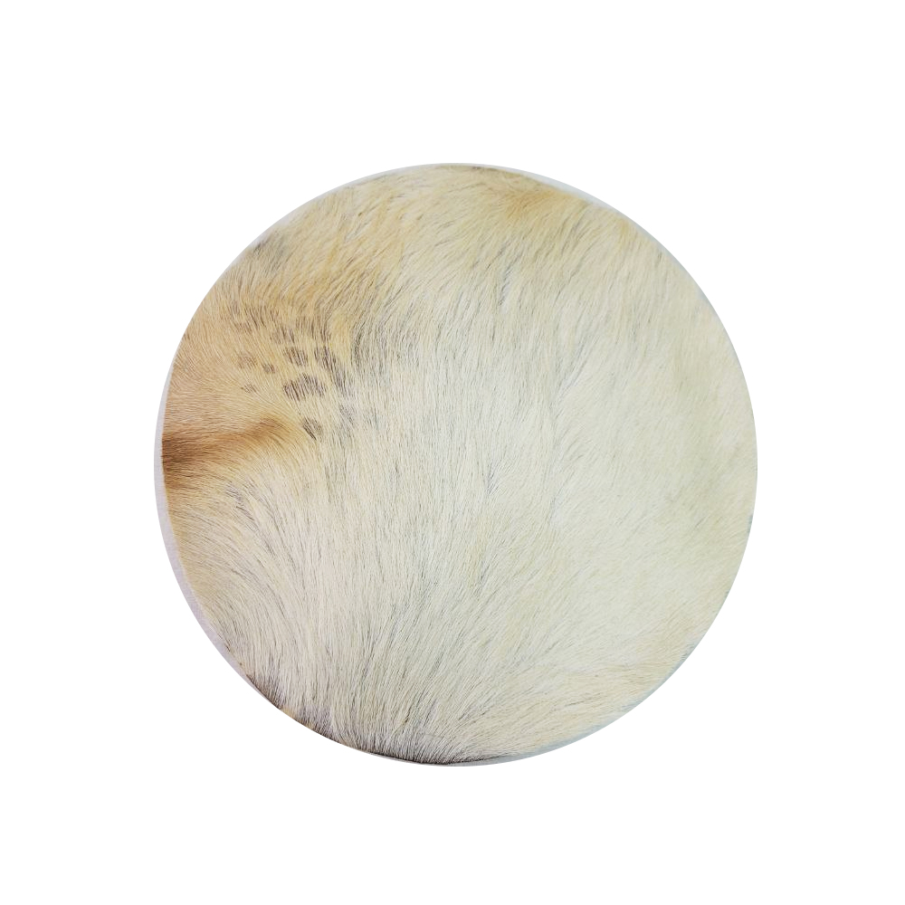 Goat Skin for Drumhead - 16", w/ Hair