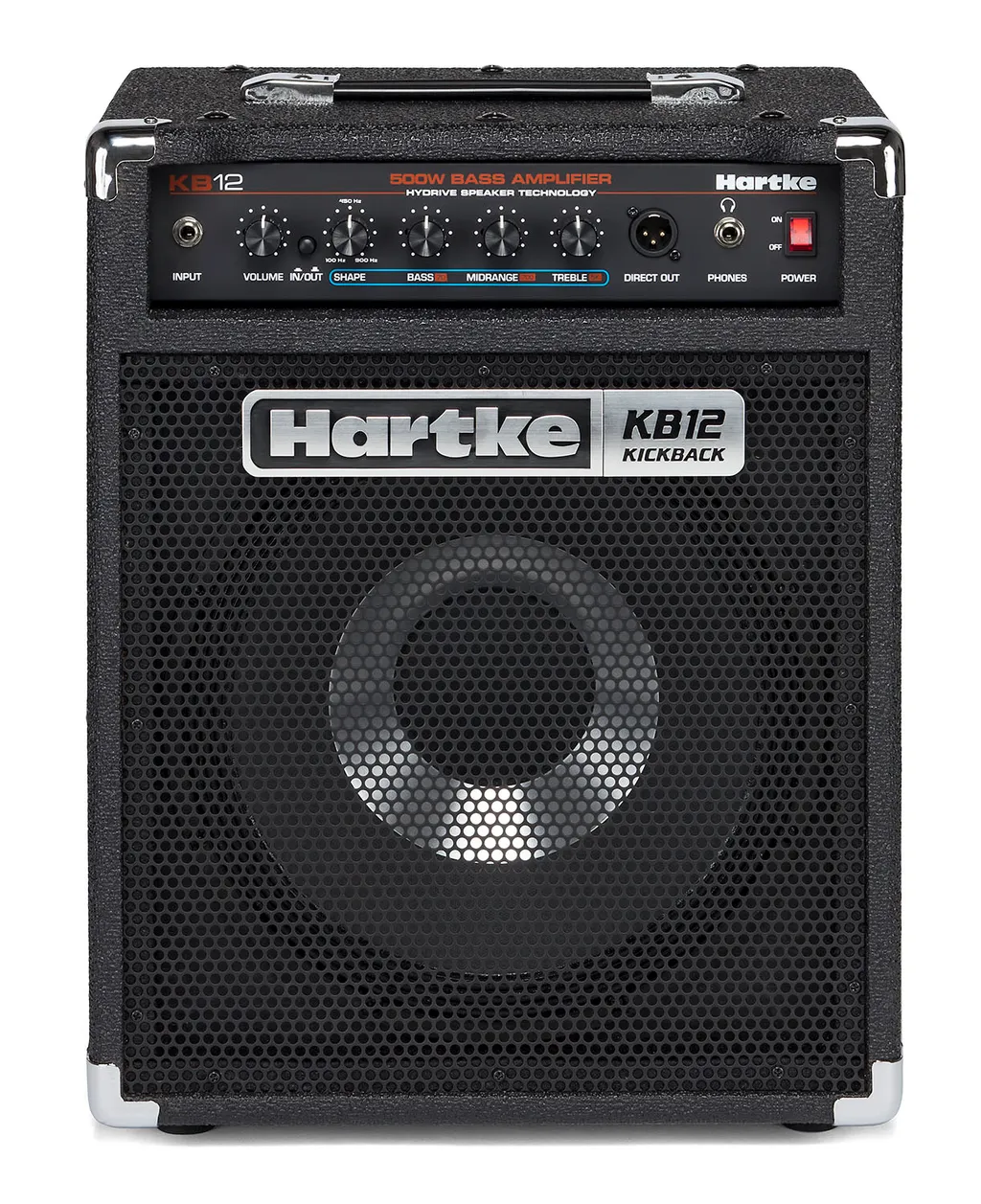 Hartke Kickback 12 Bass Combo Amplifier - 500W, 1x12" - The Music Mart