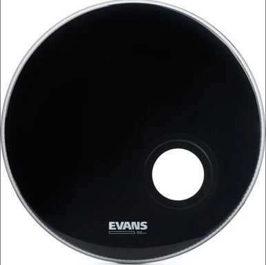 Evans EMAD Resonant Black Bass Drumhead - 20"