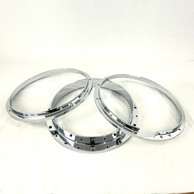 MMPro Chrome Plated Marching Snare Rims (Pair)