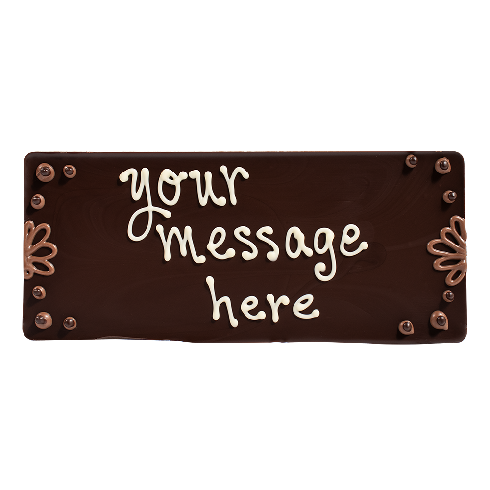 Custom Sweet Message Bar - Van Otis Chocolates