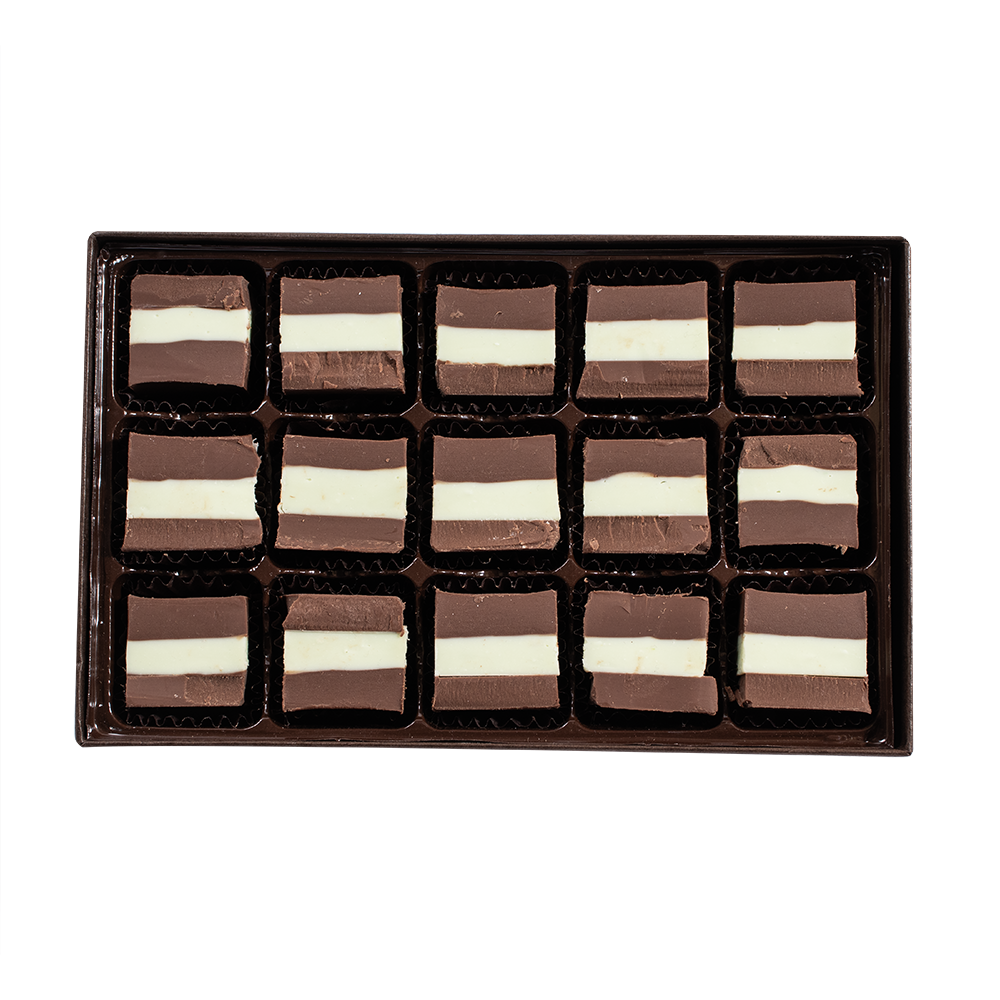 Grasshopper Specialty Swiss Fudge - Van Otis Chocolates