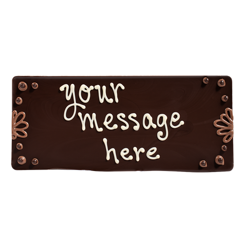 Custom Sweet Message Bar - Van Otis Chocolates
