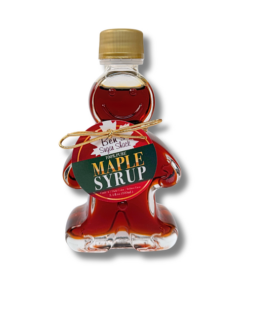 100% Pure Maple Syrup | Gingerbread Man Bottle - Van Otis Chocolates