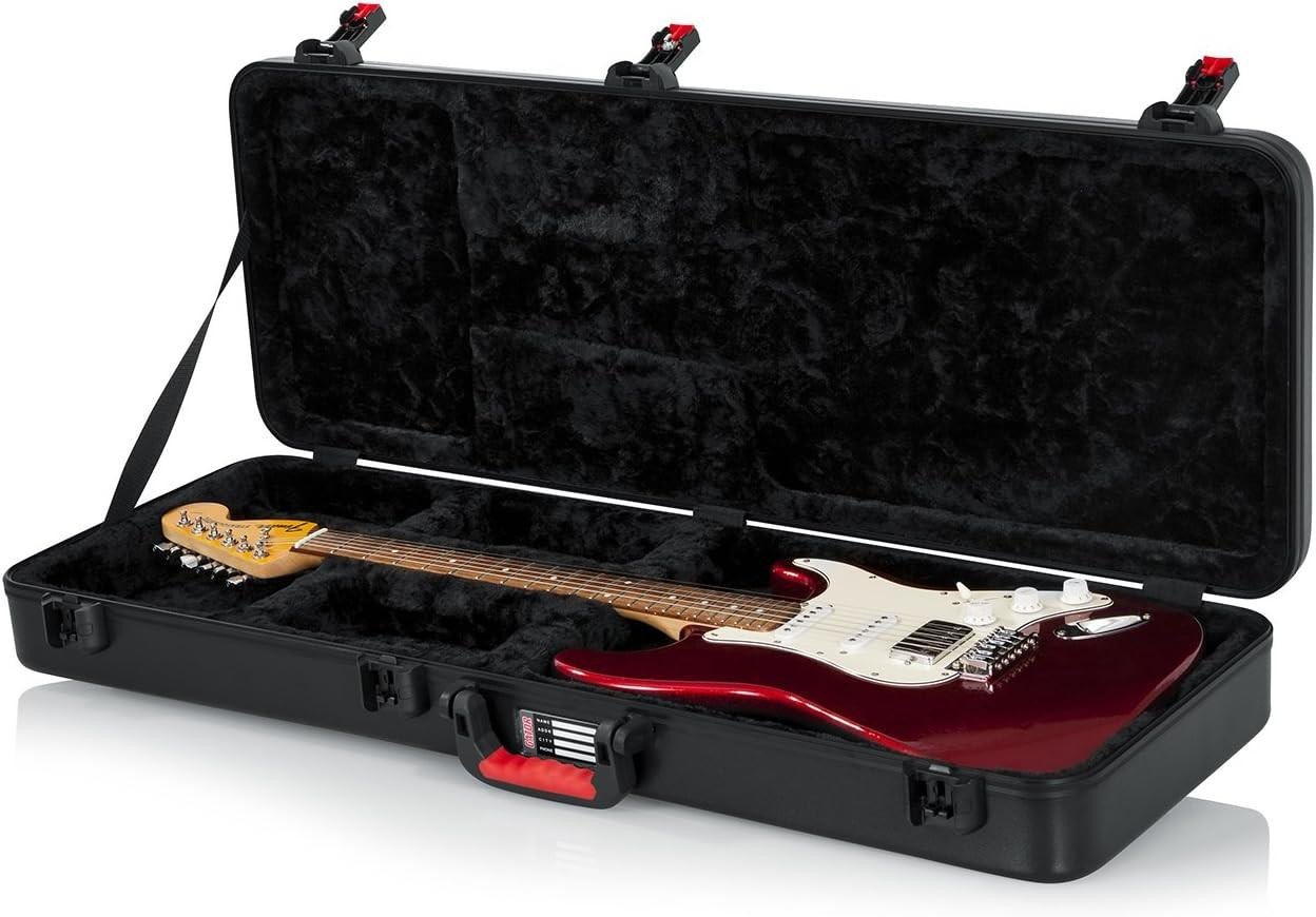 Gator Cases Molded Flight Case for Strat/Tele Style Electric Guitars ...