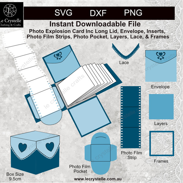 Photo Explosion Box - lecrystelle
