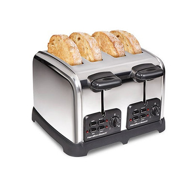 Classic 4 Slice Toaster w/ Sure-Toast Stainless Steel - Fat Cats Fun ...