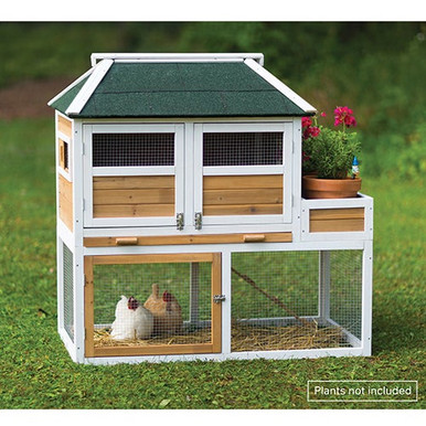 Chicken Coop w/ Herb Planter - Fat Cats Fun PIA Products