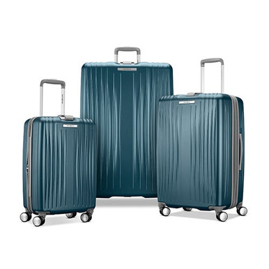 Opto 3 3pc Hardside Spinner Set Frost Teal - Fat Cats Fun PIA Products