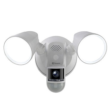 4K Wifi Floodlight Security Camera White - Fat Cats Fun PIA Products
