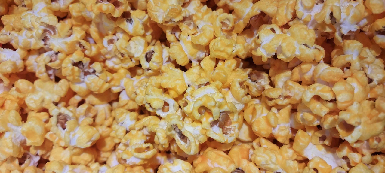 Yellow Cheddar Cheese Popcorn - Crunchy, Cheesy Goodness