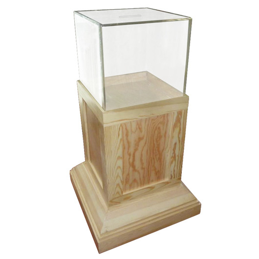 Stand Free Wood Donation Box
