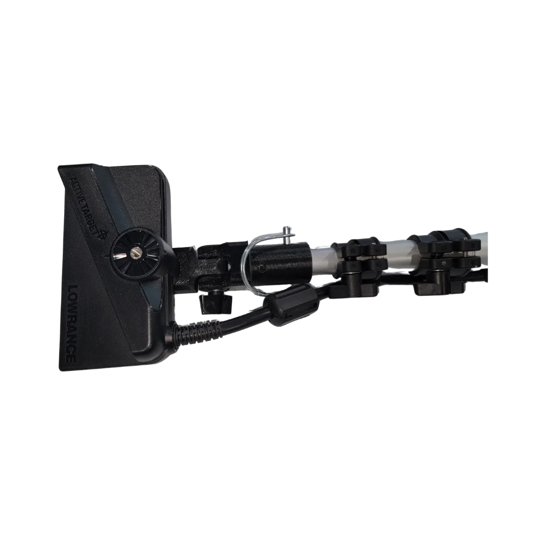 Summit Fishing Lowrance Active Target transducer pole with quick ...