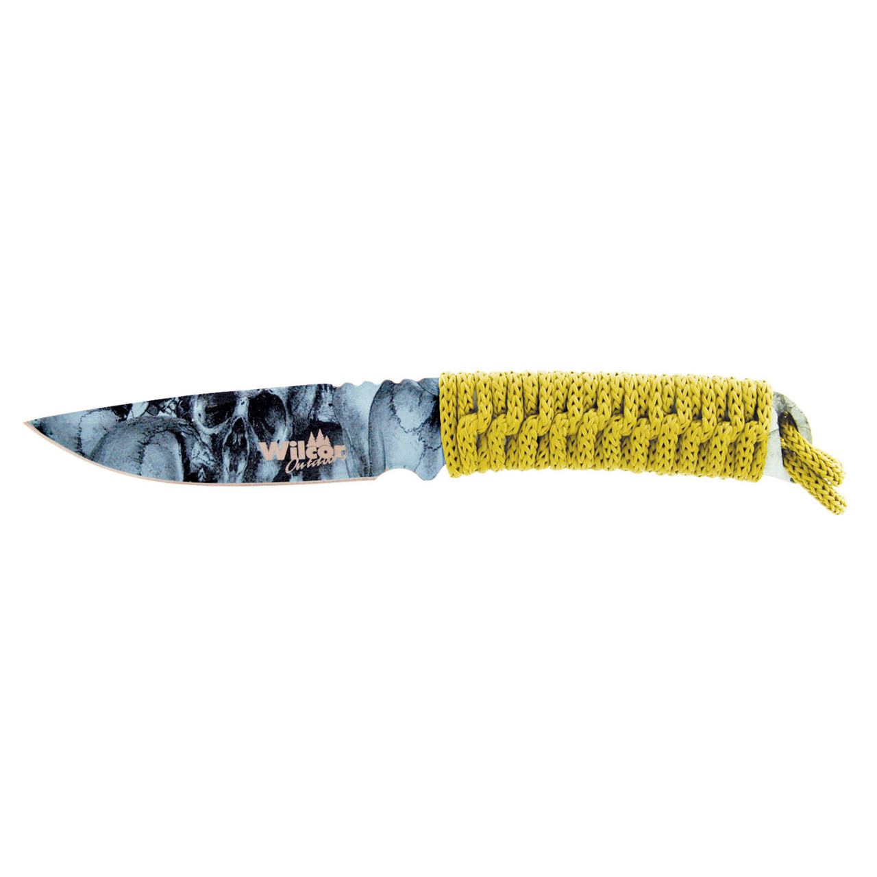 7" Skull Bowie Knife w/ Sheath - FISH307