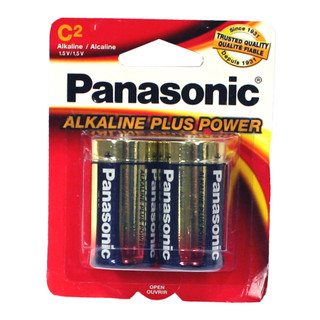 Panasonic 2-C Alkaline Batteries - FISH307