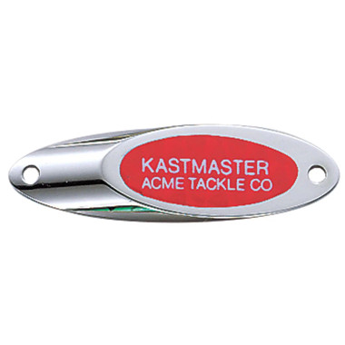 Acme Tackle Kastmaster Spoons - 1/2OZ - Chrome with Red Tape - FISH307