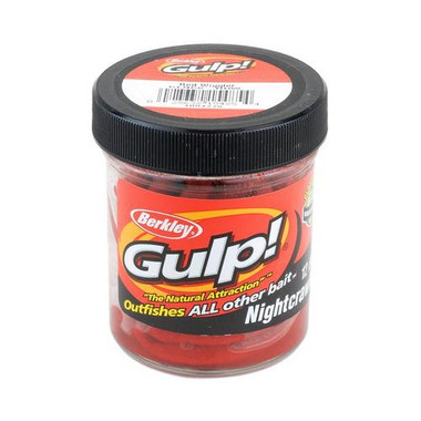 Berkley Gulp!® 6in Gulp!® Extruded Nightcrawler Jar - Red Wiggler - FISH307