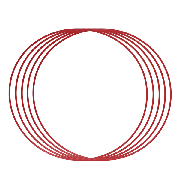 50cm Red Solid Hula Hoop