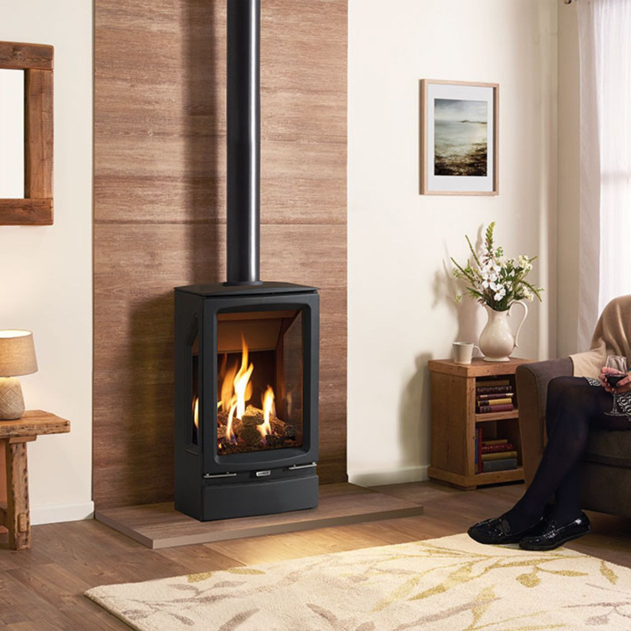 Gazco Vogue Midi T Gas Stove | West Country Fires
