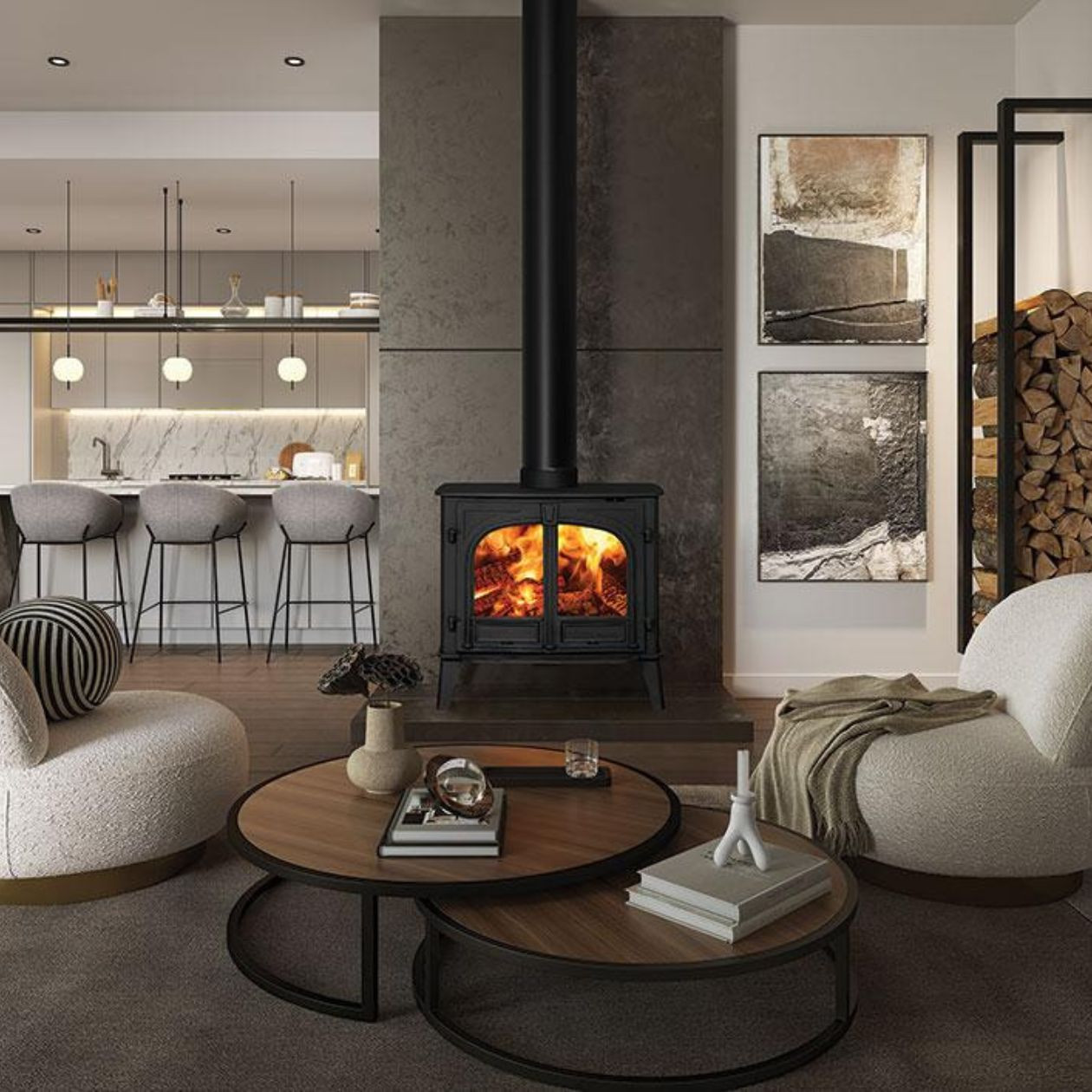 Stovax Stockton 11 Double Door ECO Stove | West Country Fires