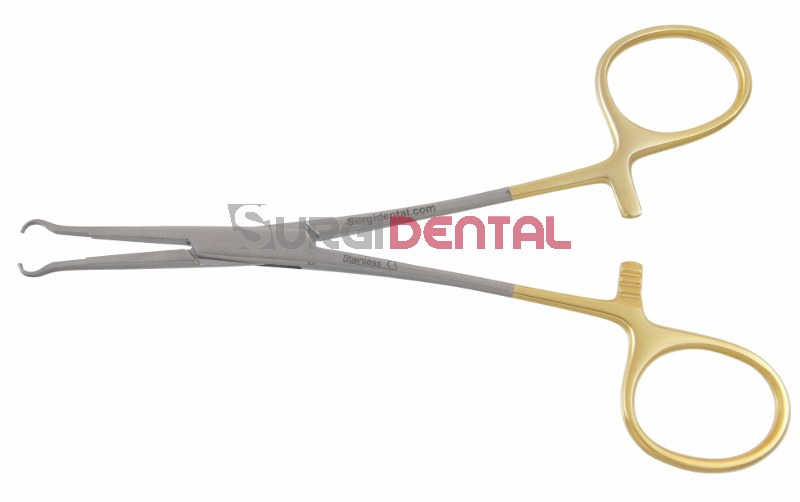 Vasectomy Fixation Clamp, Ring Forceps - SurgiDental Instruments & Supplies