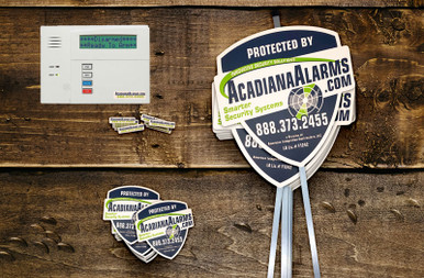 Security Yard Signs, Security Window Decals + Keypad Decals