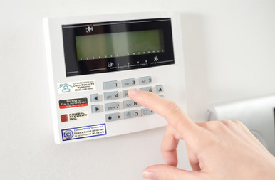 Alarm Keypad Stickers | Security Signs & Decals