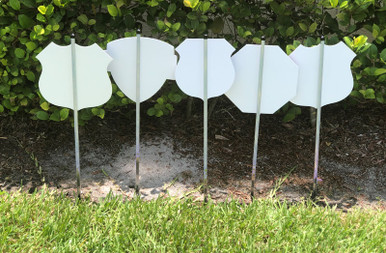 Aluminum Yard Sign Stakes | Security Signs & Decals