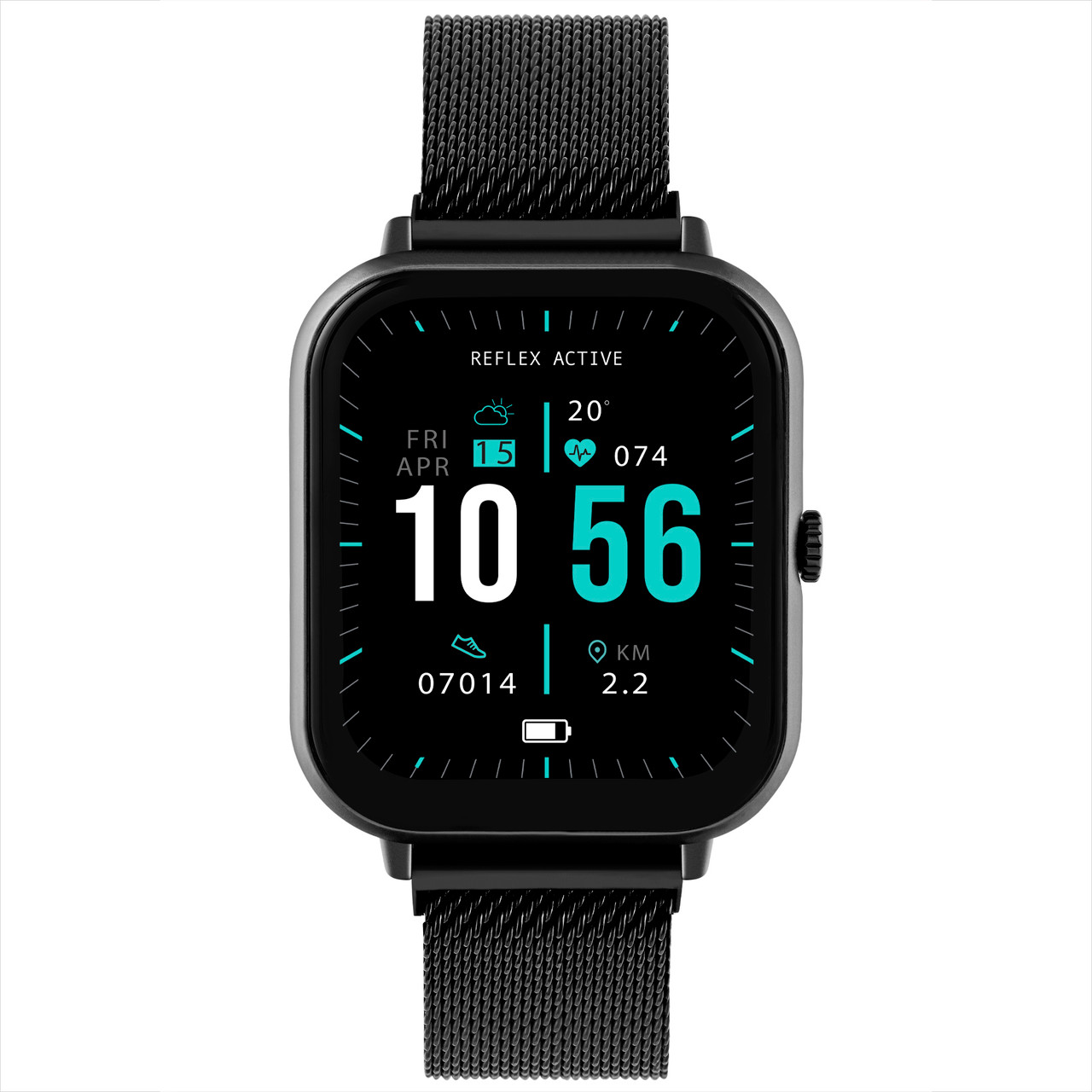 Reflex Active SERIES 23 Black Case & Black Mesh Band - Heart and Grace ...
