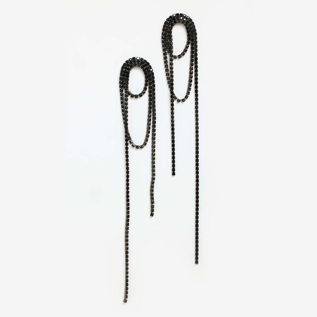 Shashi Vroom Earring - Noir - Heart and Grace Pty Ltd Shashi Vroom Earring - Noir - Heart and Grace Pty Ltd
