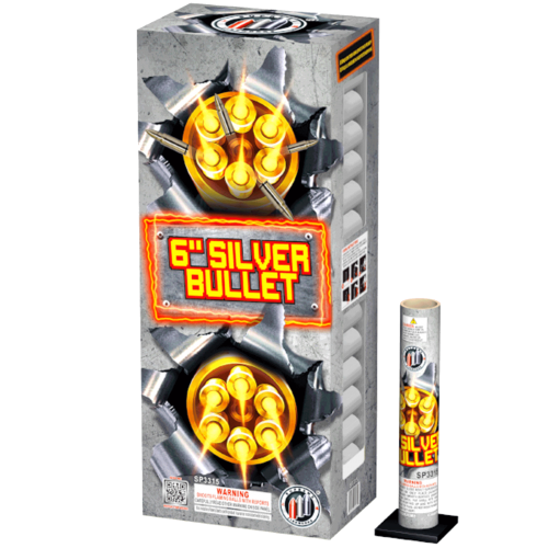 Silver Bullet - 6 Canister - LowCountry Fireworks