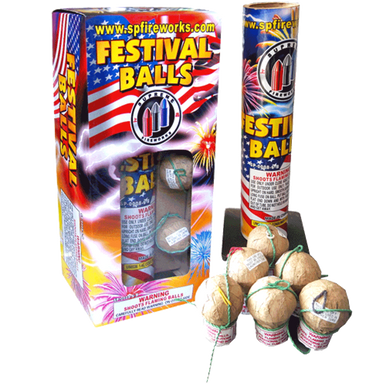 Festival Balls - 1.5 Ball Shells - LowCountry Fireworks
