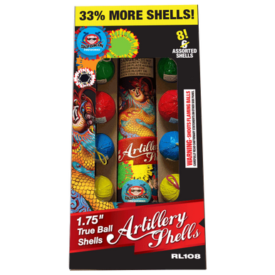 Black Box Artillery Bonus - 1.75in (true ball shell) - LowCountry Fireworks
