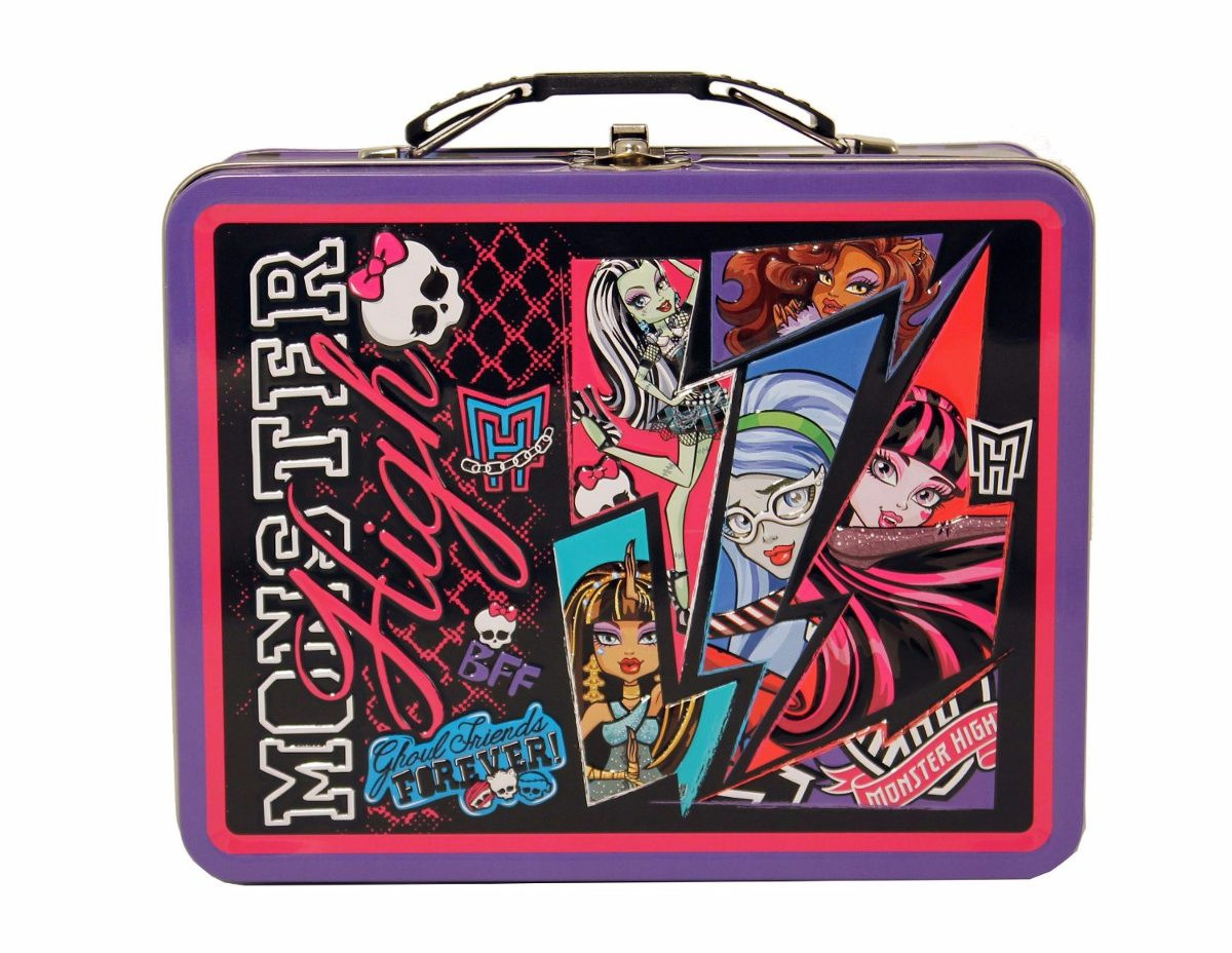 Monster High Action Large Embossed Tin Lunch Box - Buy at Not Just Toyz
