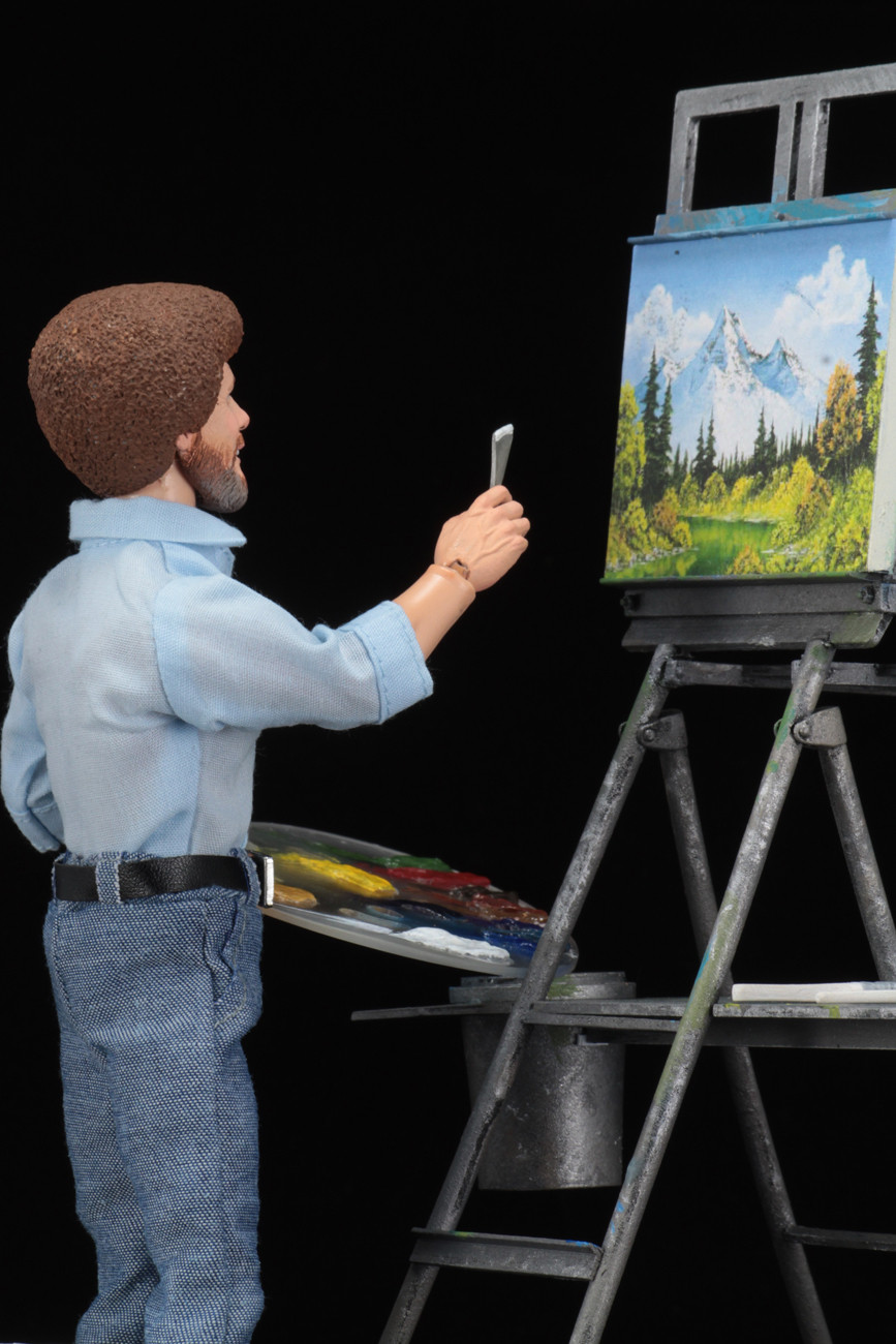 Bob Ross 8-Inch Scale Clothed Action Figure - Buy at Not Just Toyz