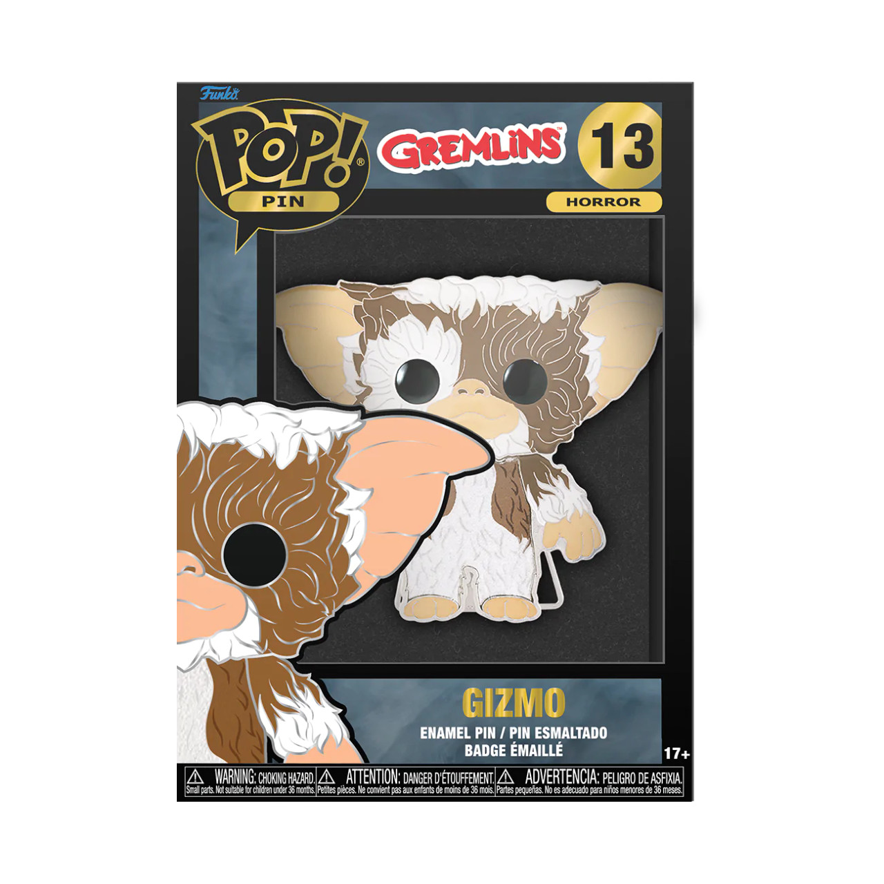 Funko Gremlins Gizmo Large Enamel Pop! Pin - Buy at Not Just Toyz