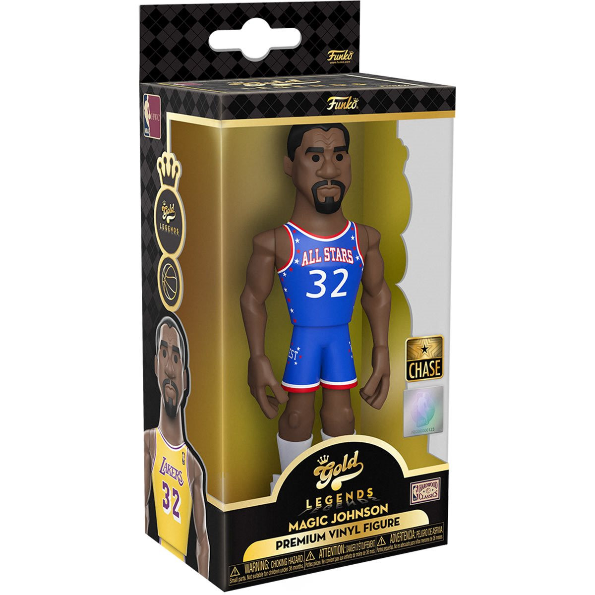 Funko NBA Legends Lakers Magic Johnson 5-Inch Vinyl Gold CHASE Figure ...