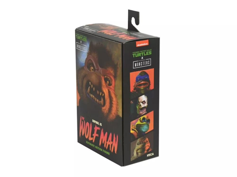 NECA Universal Monsters x TMNT Ultimate Raphael as The Wolfman Figure ...