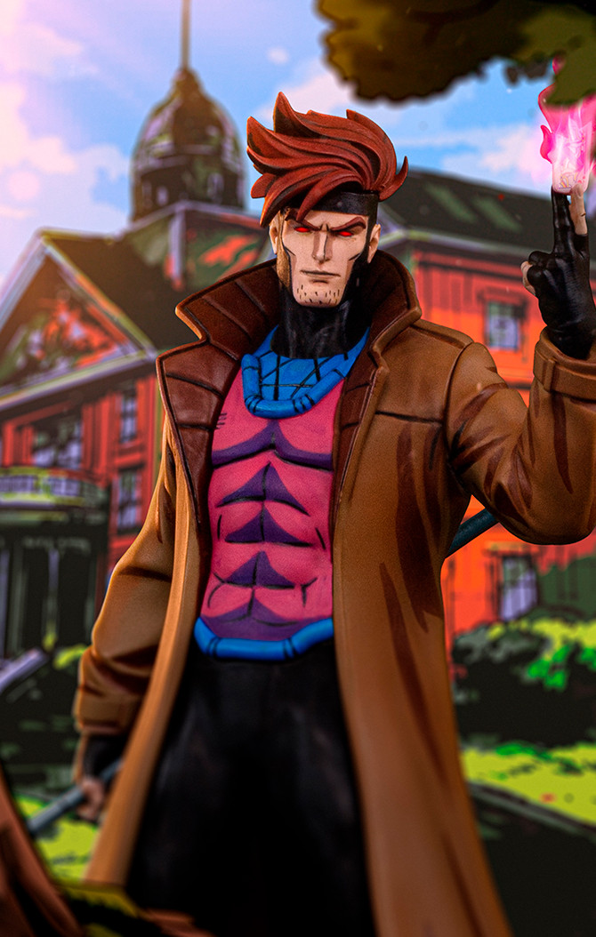 Iron Studios X-Men 97 Gambit Limited Edition Art Scale 1/10 Statue ...