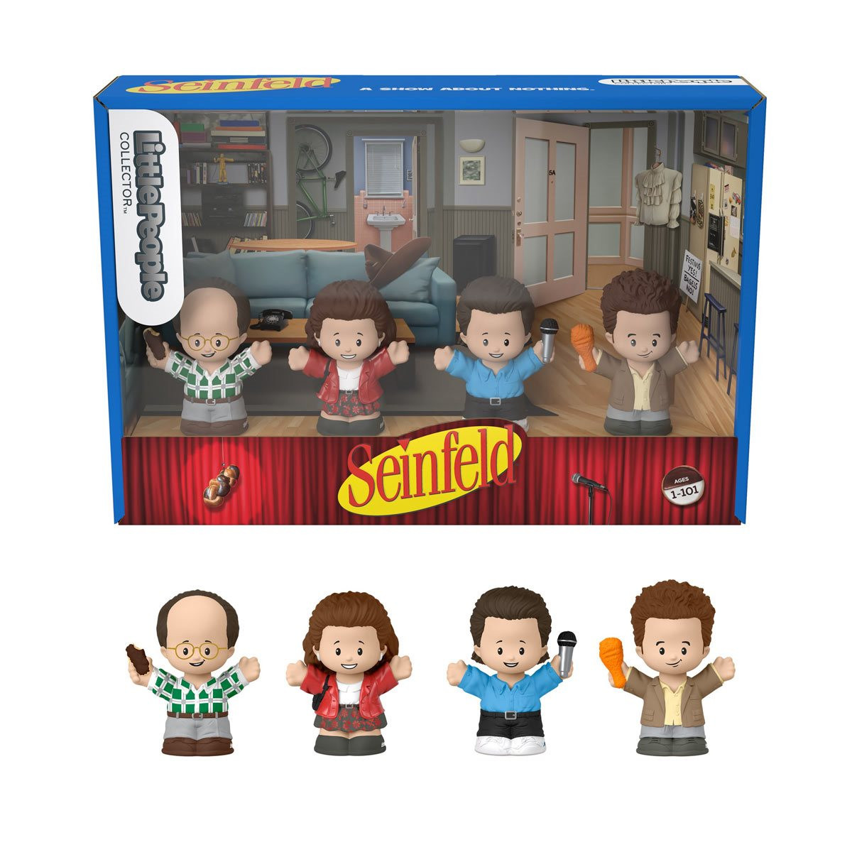 Fisher-Price Seinfeld Little People Collector Figure Set - Seinfeld ...