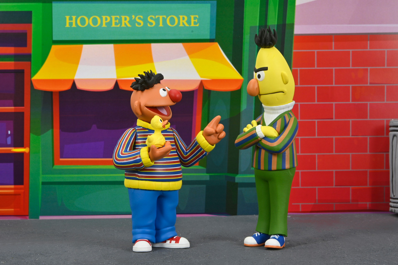 NECA Sesame Street Bert Toony Classics 6-Inch Scale Action Figure ...