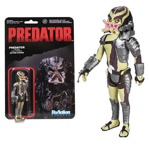Predator Open Mouth Predator ReAction 3 3/4-Inch Retro Action Figure ...