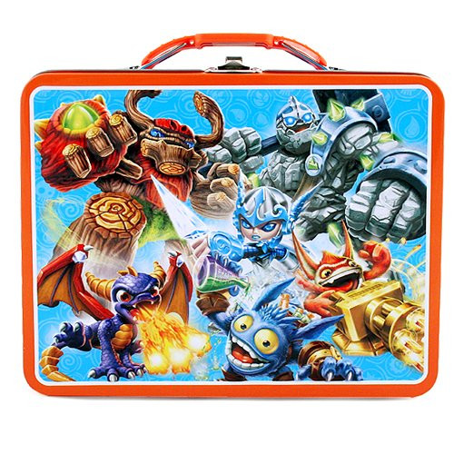 Skylanders Blue Embossed Large Lunch Box - Buy at Not Just Toyz