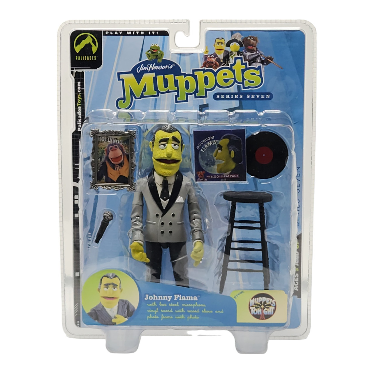 Collectible Palisades Muppets Series 7 Steppin' Out Johnny Fiama Action ...
