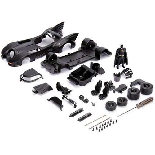 Batman 1989 Movie Batmobile 1:24 Scale Die-Cast Metal Model Kit with ...