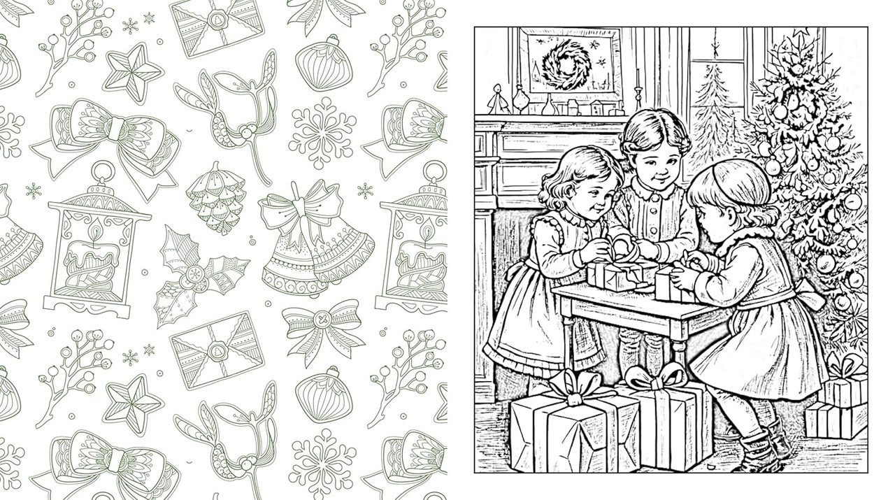 yule coloring pages free printable