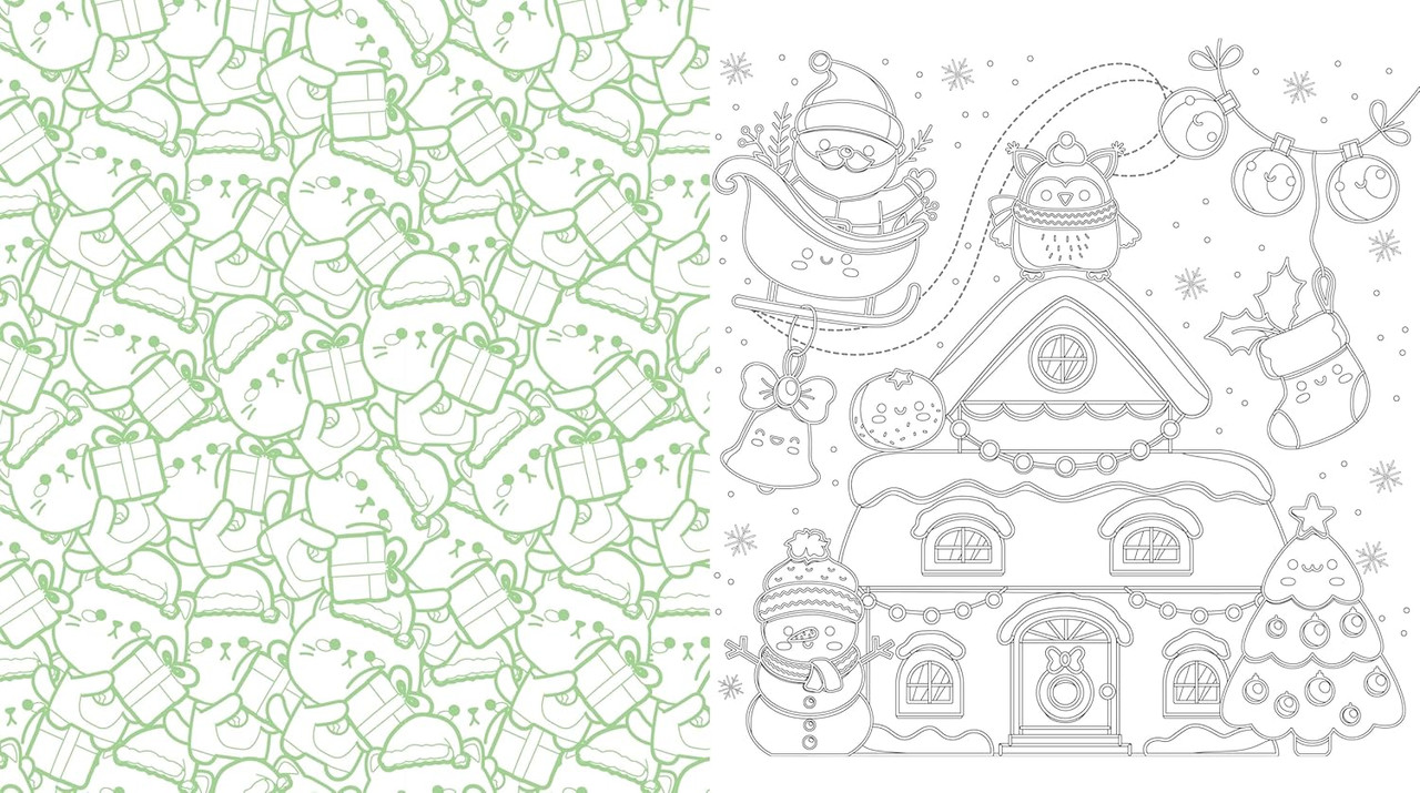 Christmas Cuties Coloring Book – Adorable Holiday Fun for All Ages