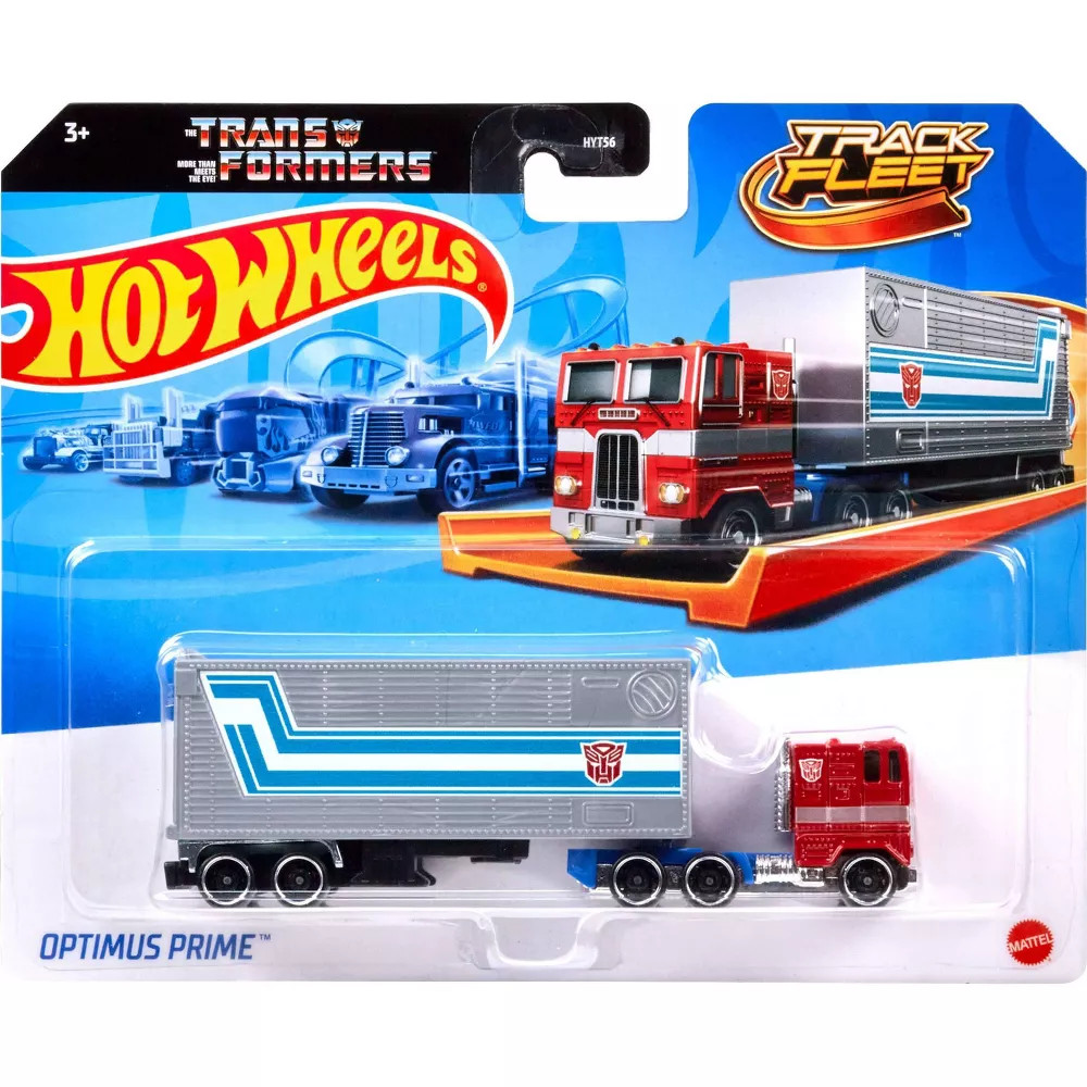 Hot Wheels Track Fleet Transformers Optimus Prime – Racing Optimus ...